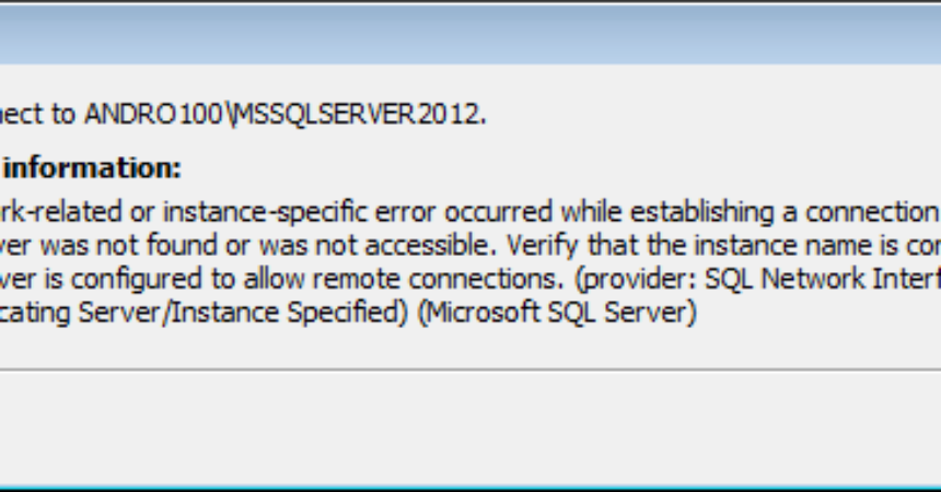 What To Do: If The SQL Server Browser Services Keep Starting