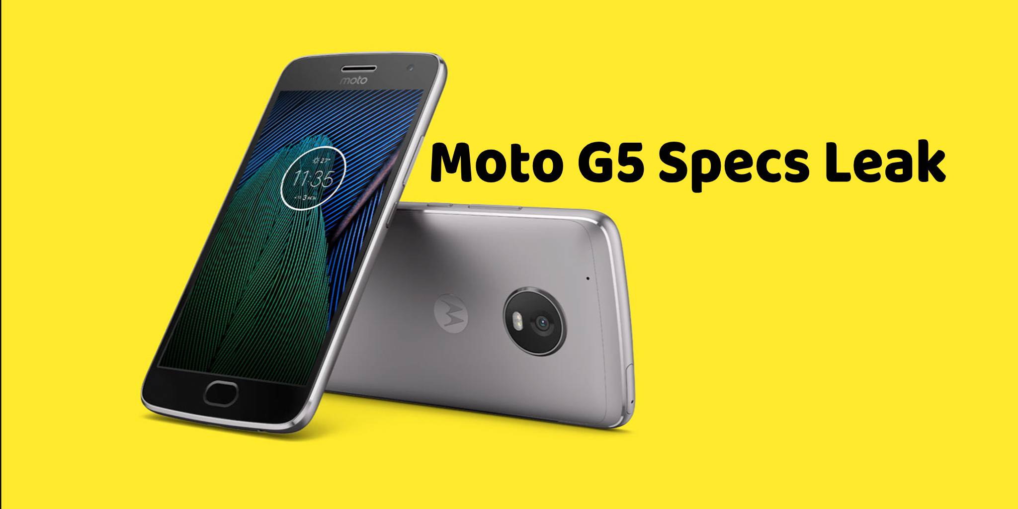 Moto G5 Specs Leak